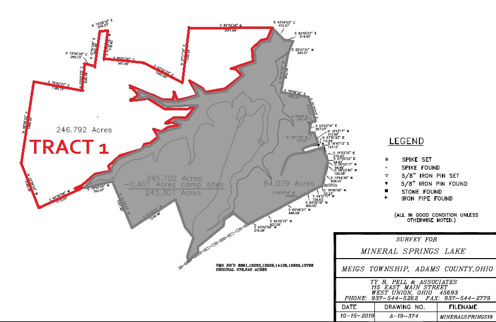 Ohio Private Selling Officer (PSO) - 246 Acres - Peebles, OH - Tract 1 ...